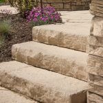 Rosetta Dimensional steps mimic rock-faced limestone steps