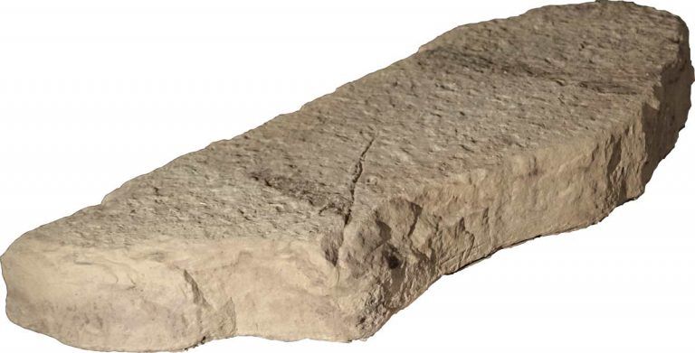 Rosetta Irregular steps have stone-like shapes for inviting walkways.