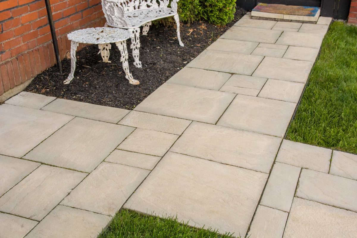 Dimensional Flagstone by Rosetta installs easily and looks like real stone