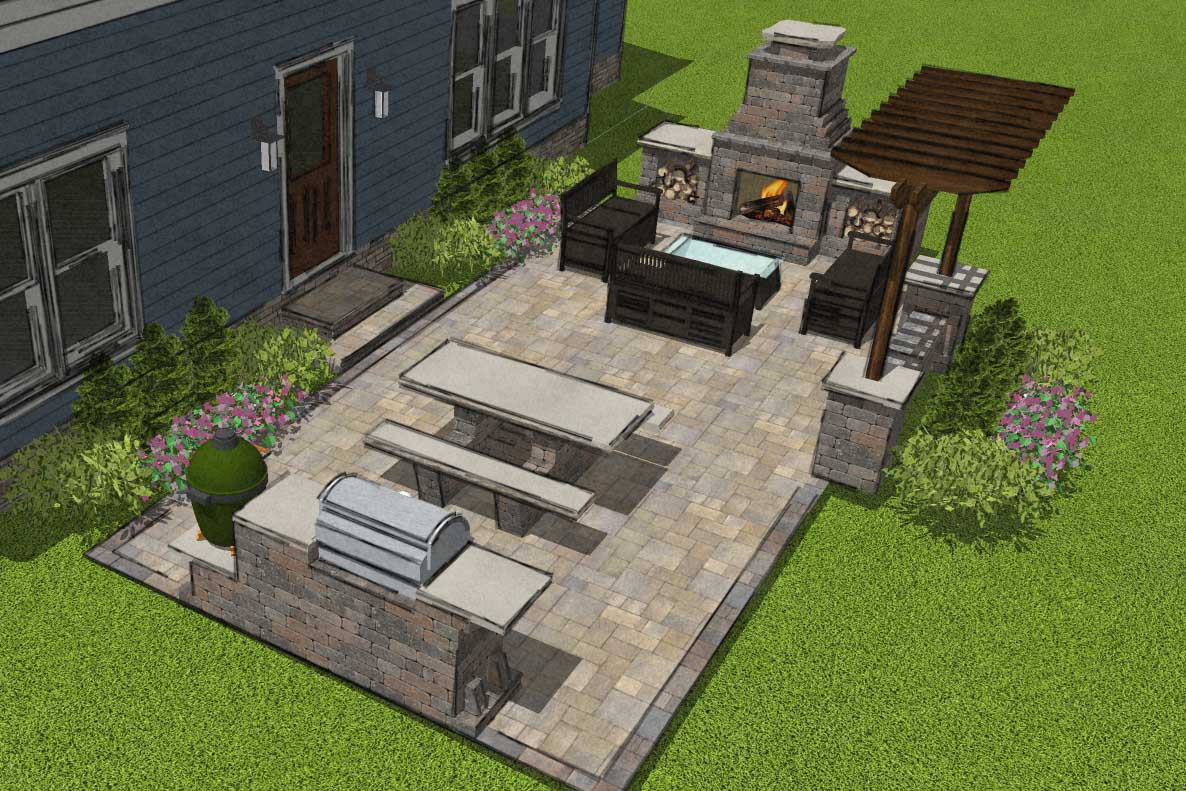 9 Small Patio Designs with BIG Impact - Romanstone Hardscapes