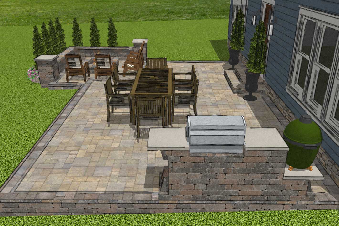 9 Small Patio Designs with BIG Impact - Romanstone Hardscapes
